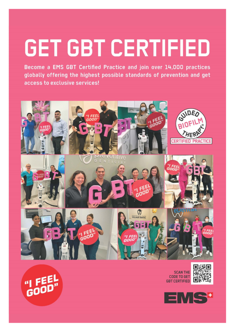 GBT Certification Flyer - EMS - AIRFLOW® Dental Spa